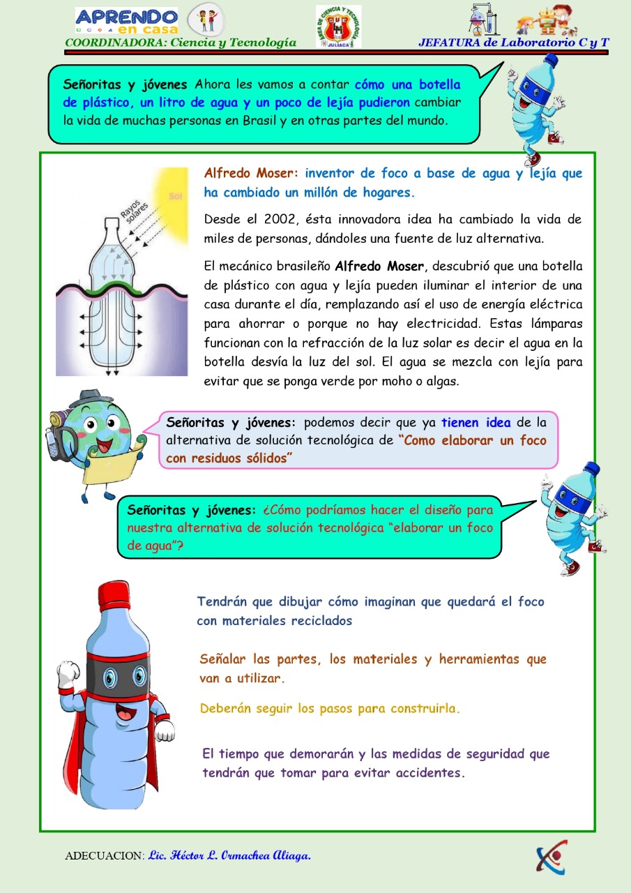 Elaboramos con la Familia un Objeto para el Hogar Utilizando Residuos ... Elaboramos con la Familia un Objeto para el Hogar Utilizando Residuos ...